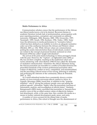 African Communication Research: A review | PDF