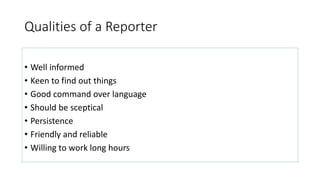 Newsroom hierarchy | PPTX