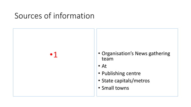 Newsroom hierarchy | PPTX | Media Industry | Industries