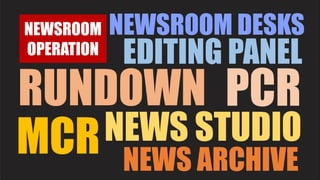 Newsroom Operation (Ekattor TV) | PPT