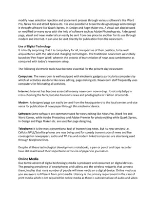 Newsroom Setup and functions - Print and Online Media.pdf