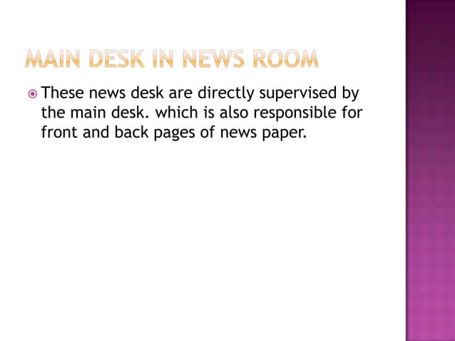 Newsroom structure | PPTX | Desktop Publishing | Computer Software and ...