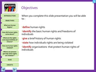 Social Studies M2 Human Rights | PPT | Law