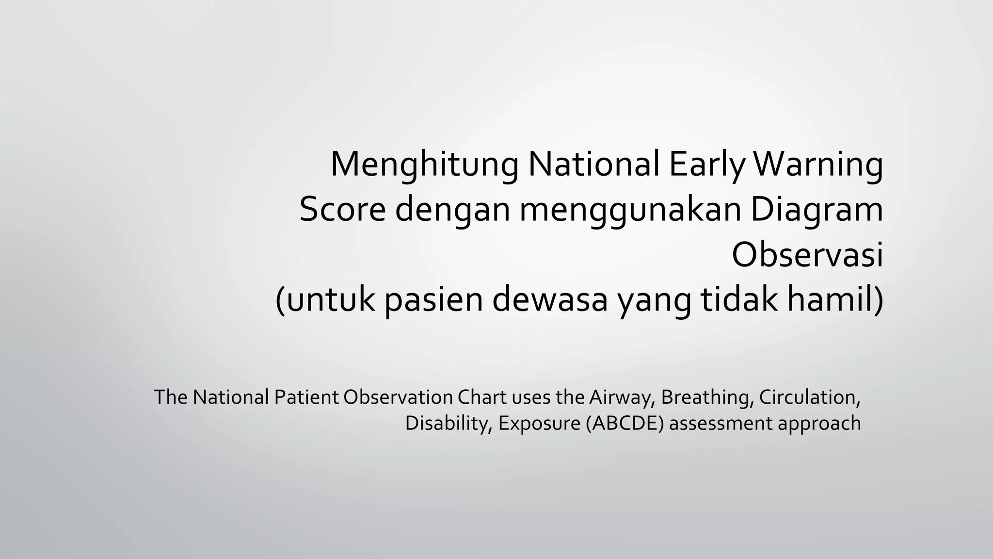 Early Warning Score HIPERCCI 2017 | PDF