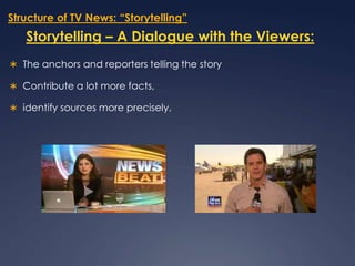 Structure of TV News | PPTX