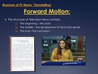 Structure of TV News | PPTX