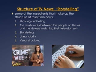 Structure of TV News | PPTX