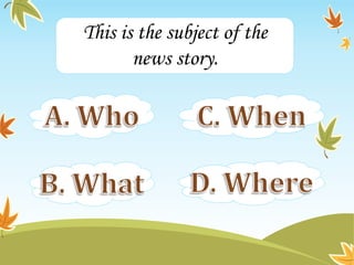 News Structure | PPTX