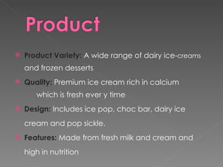 CRM STRATEGY FOR New LAUNCHED star 96 ICE CREAM | PPT