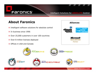 Faronics Power Save | PPT