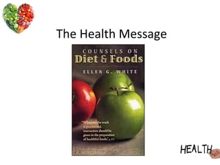 NEWSTART Nutrition, Exercise, Water, Sunlight, Temperance, Air, Rest ...