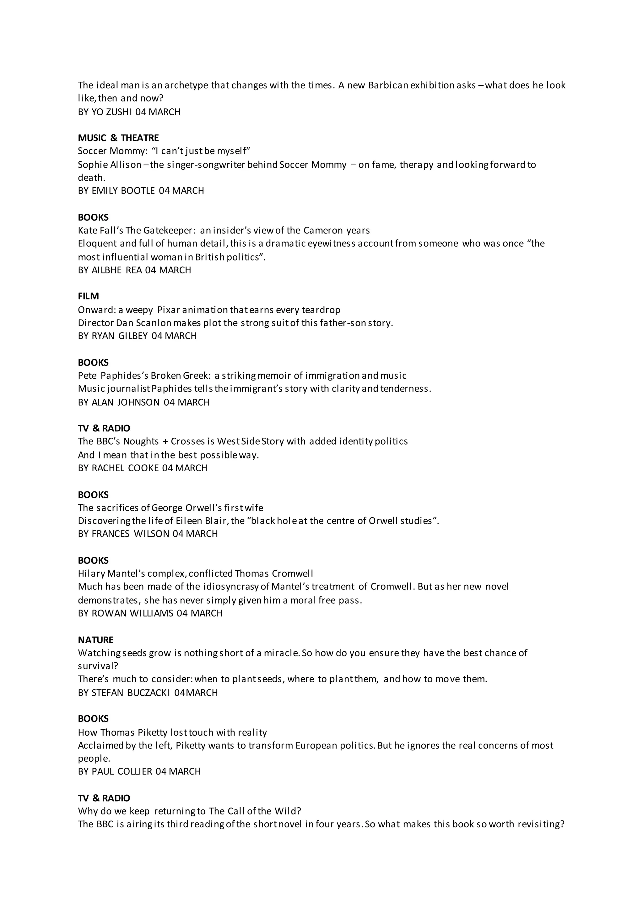 New statesman magazine | DOCX