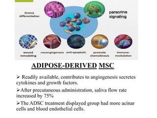Stem cell therapy for xerostomia | PPTX | Ear, Nose and Throat ...