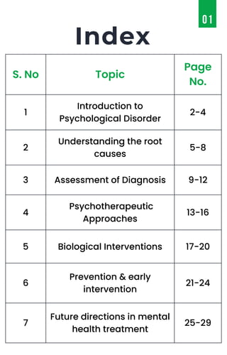 Treatment of Psychological Disorders | PDF | Brain and Nervous System ...