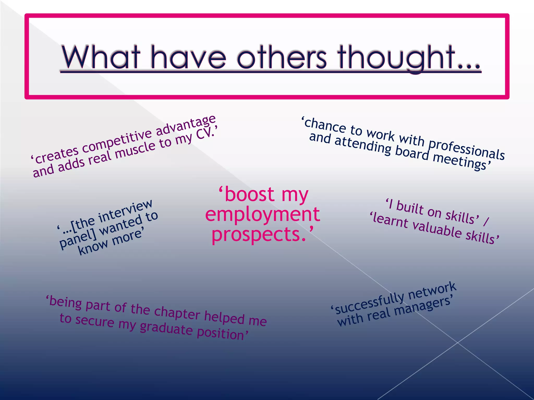 Chartered Management Institute: Student Chapter Presentation | PPTX