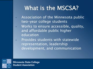 MSCSA New Student Orientation | PPT
