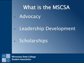 MSCSA New Student Orientation | PPT