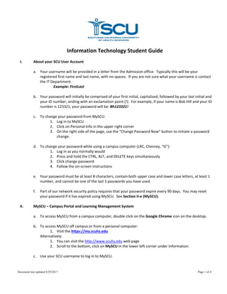 Information Technology Student Guide | PDF