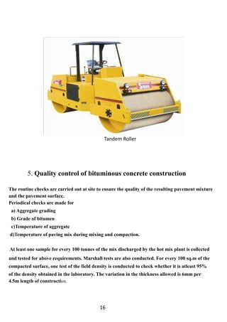 ROAD CONSTRUCTION(BITUMEN) SUMMER TRAINING REPORT | PDF