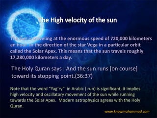 The Holy Quran on the Permanent Darkness of the Universe | PPT