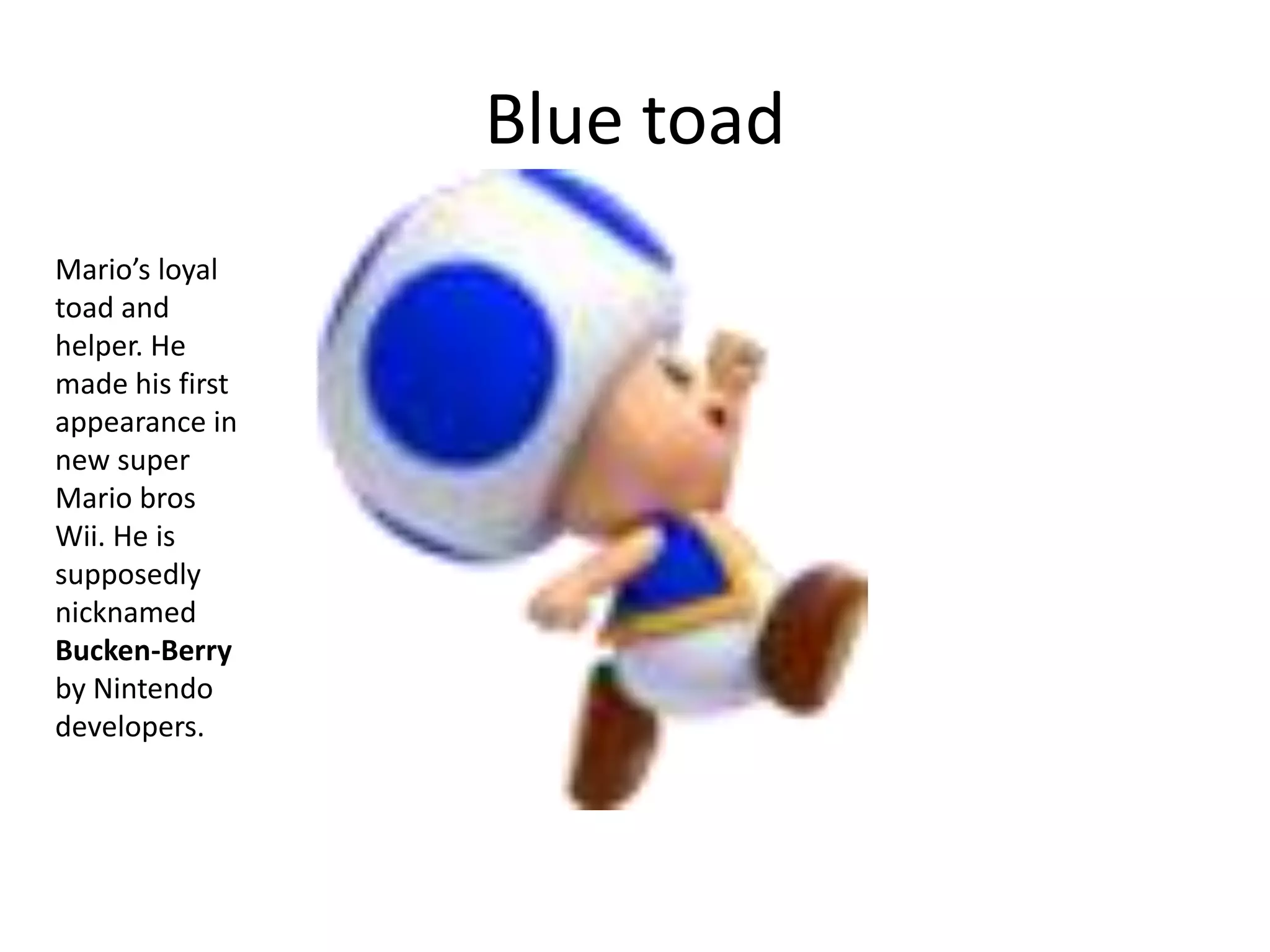 New super mario bros u cast | PPTX