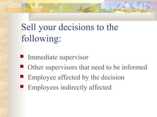 New supervisor skills for success | PPT