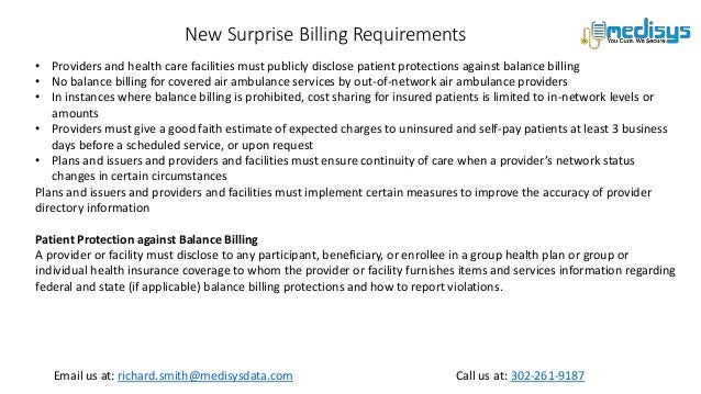 New Surprise Billing Requirements.pptx