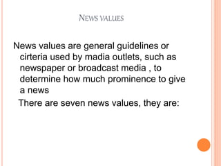 News values | PPT