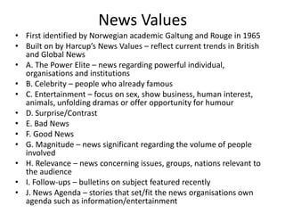 News values (2) | PPTX