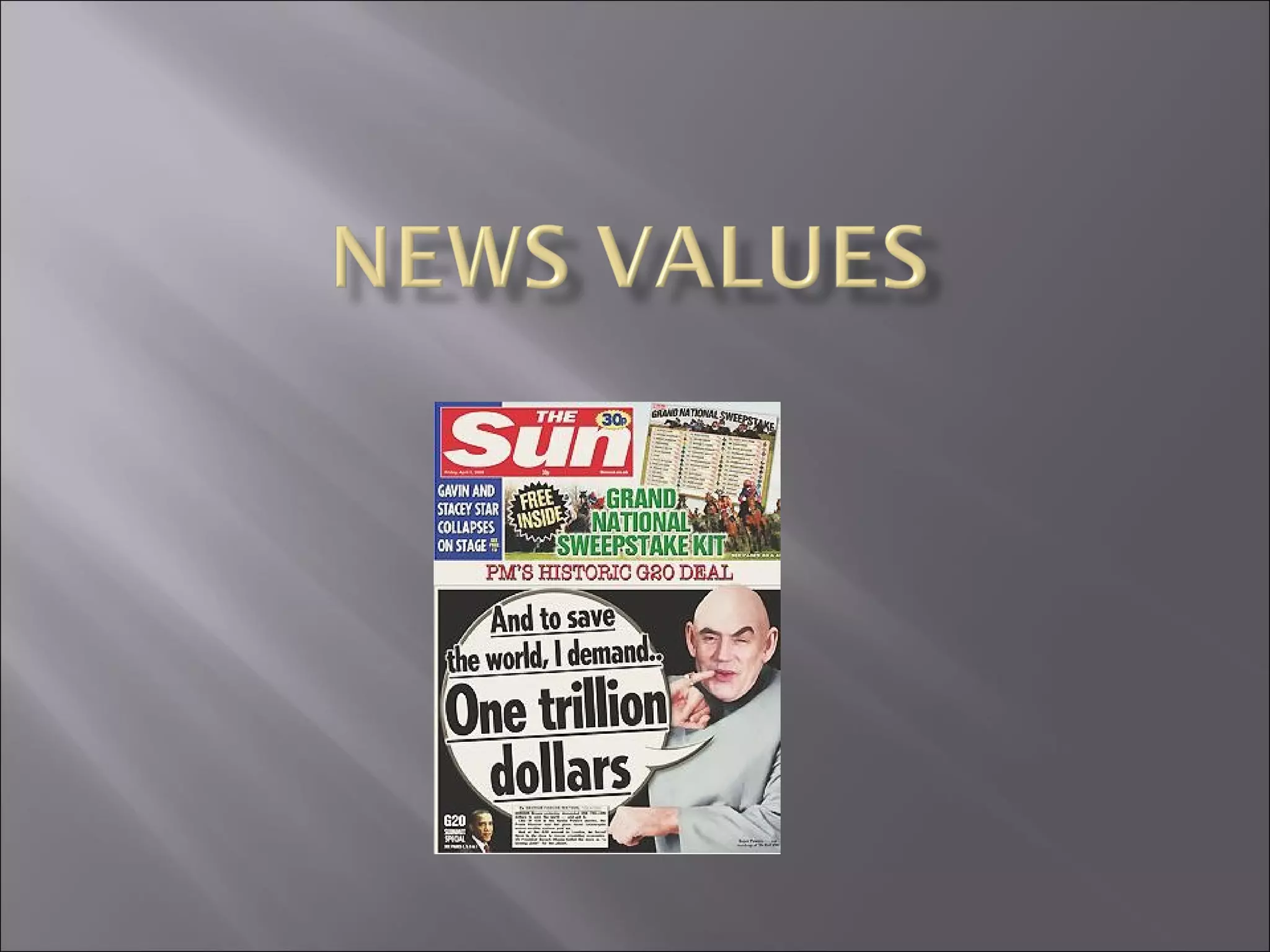 News values main | PPT
