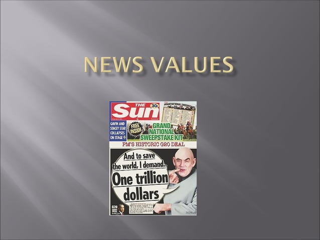 News values main | PPT