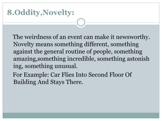 News values | PPTX | Elections | Politics