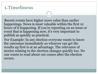 News values | PPTX