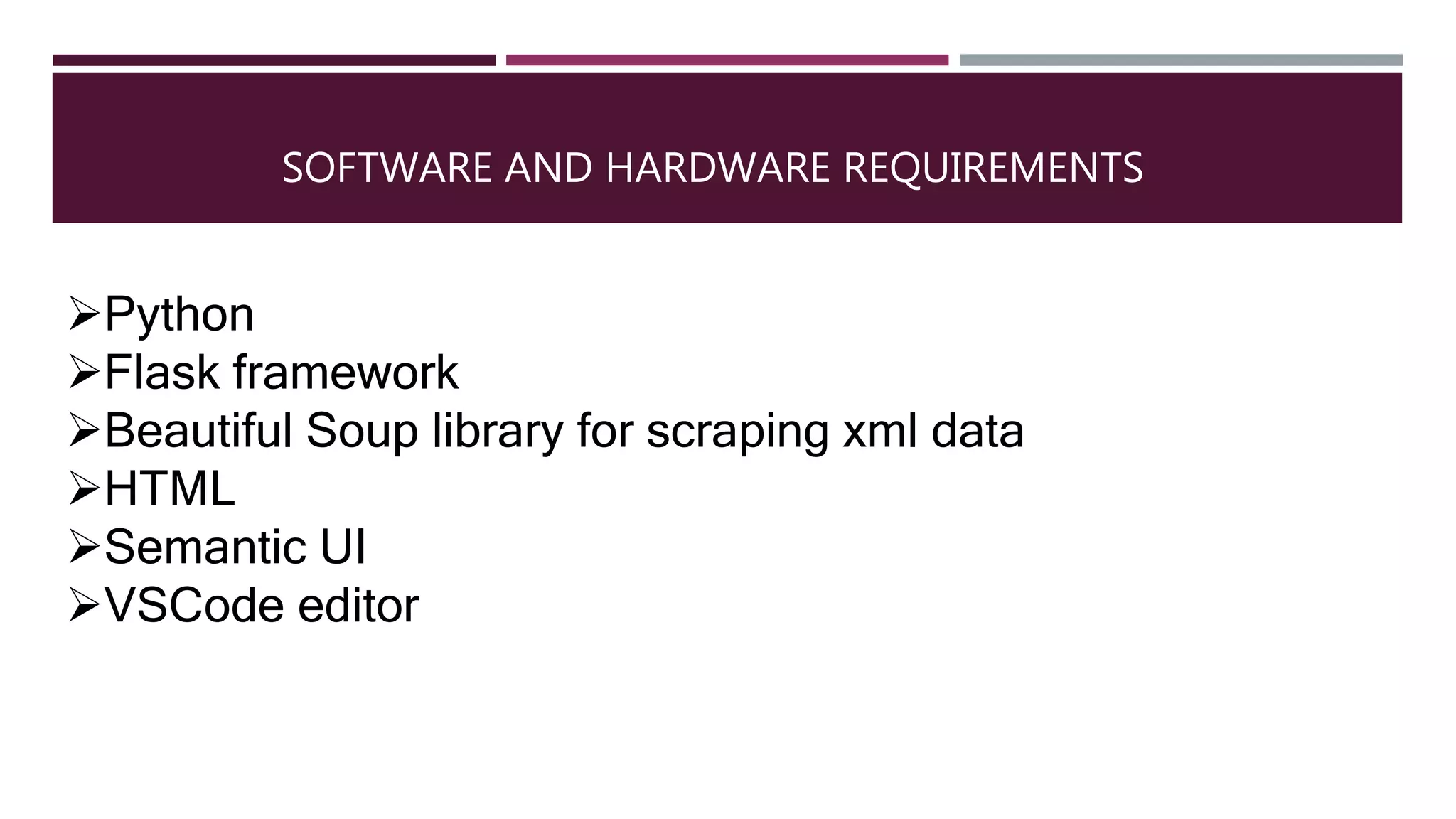 News web application | PPTX