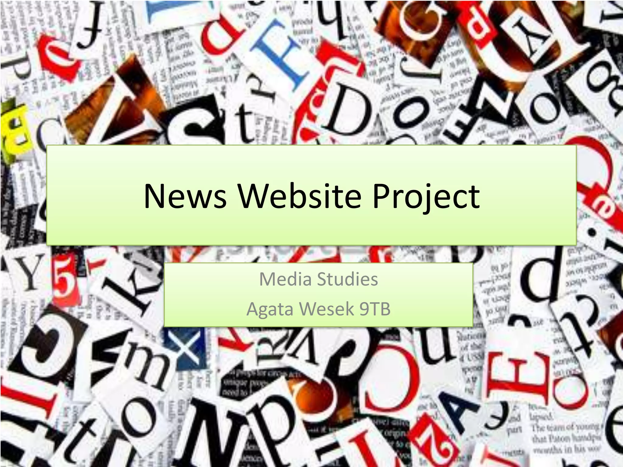 News website project | PPTX