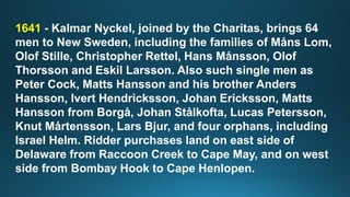 New Sweden 1638 to 1655 | PPT