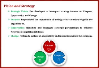Newsweek CEO Dev Pragad's Leadership Journey | PPTX