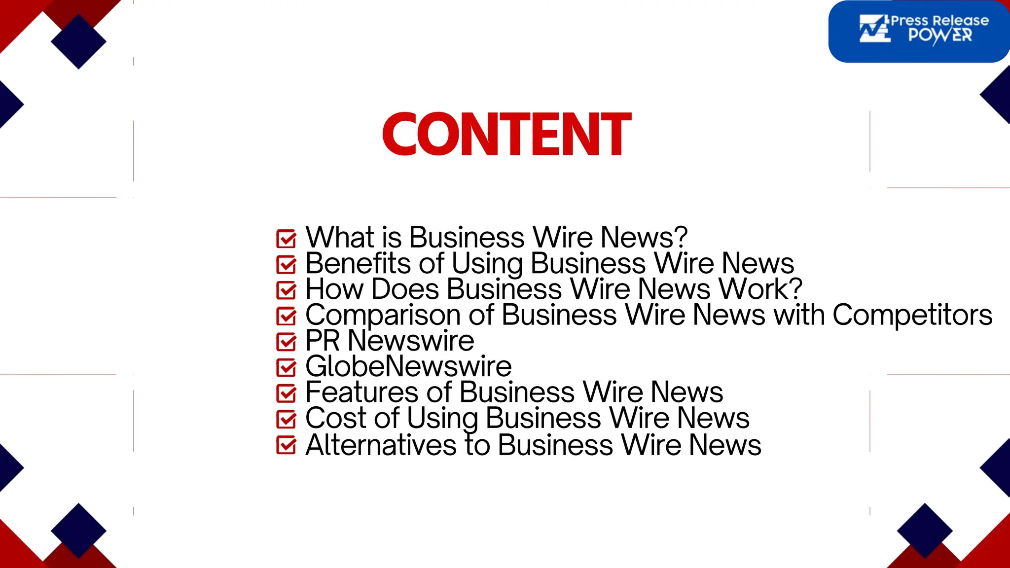 In Depth Analysis: Business Wire Press Release | PPT
