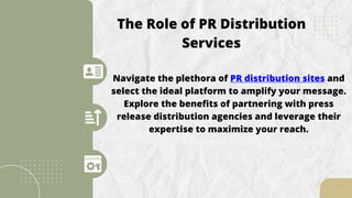 news wire distribution in Public relation | PPT
