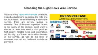 News wire services ppt.pptx