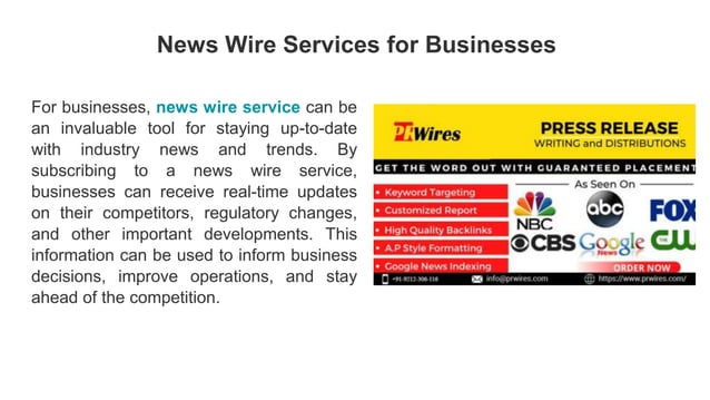 News wire services ppt.pptx