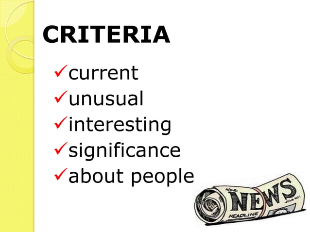 News writing | PPT