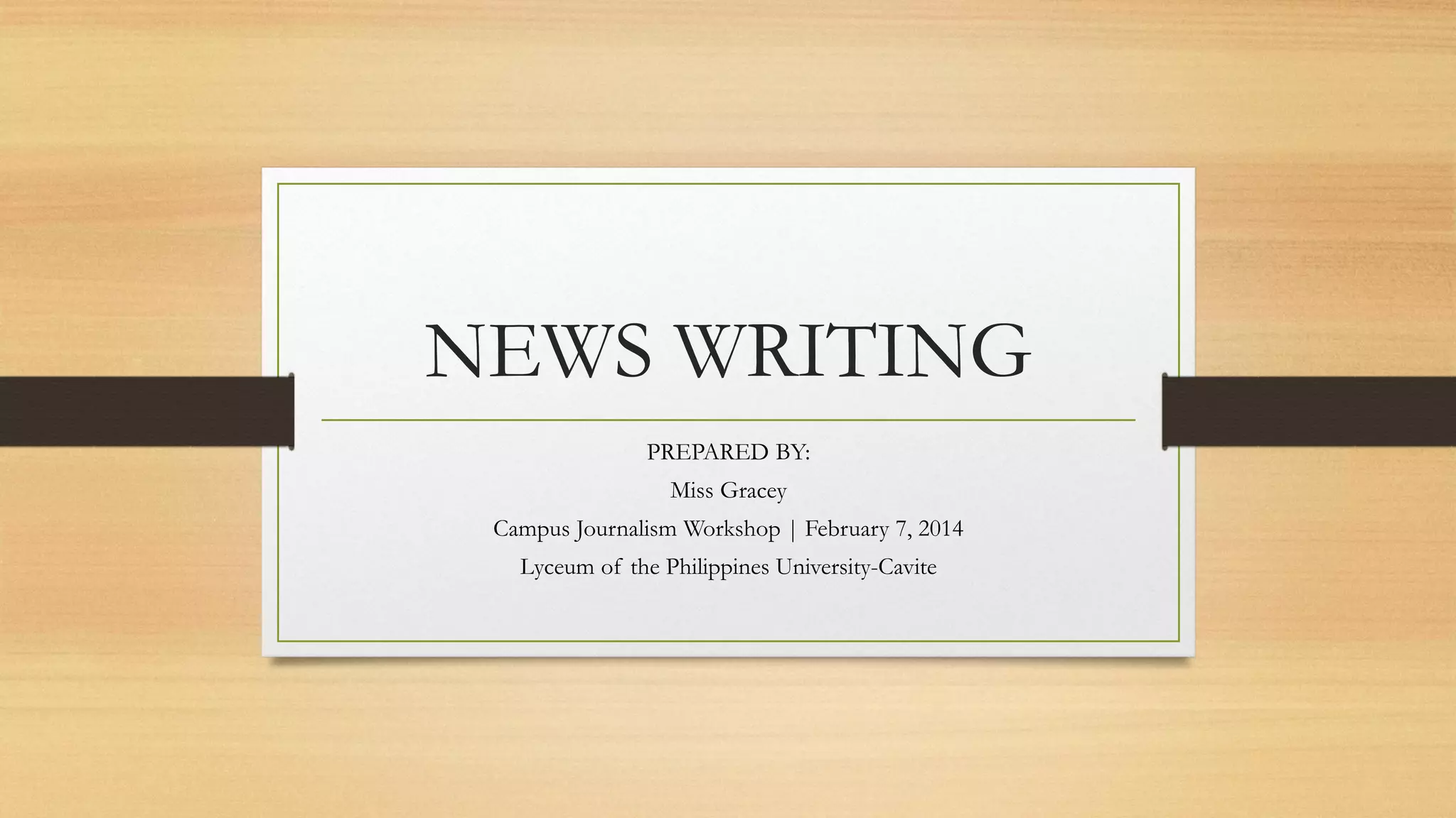 News Writing | PDF