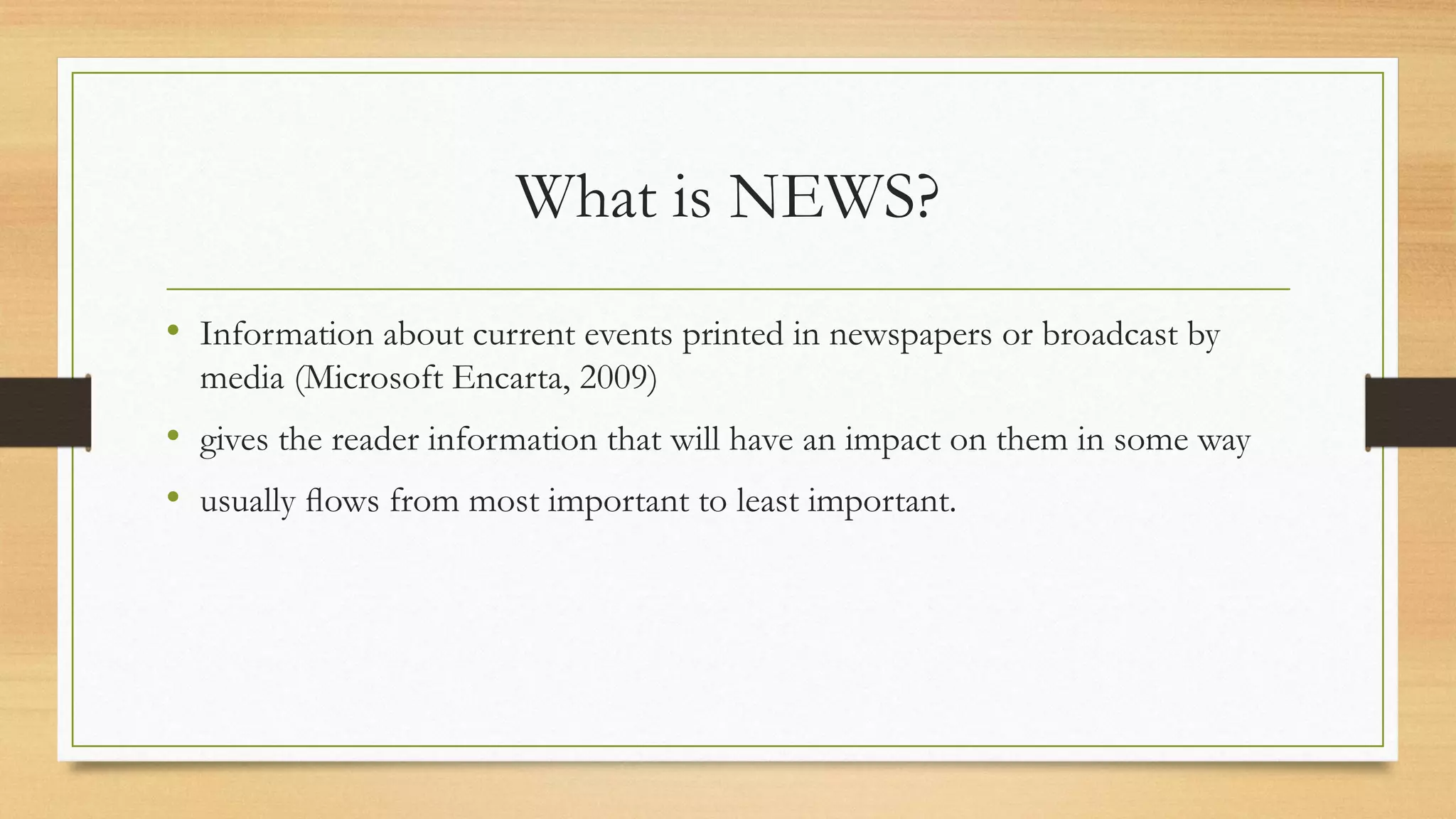 News Writing | PDF