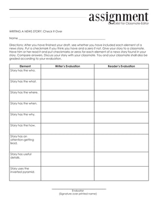 Newswriting for College Students | PDF