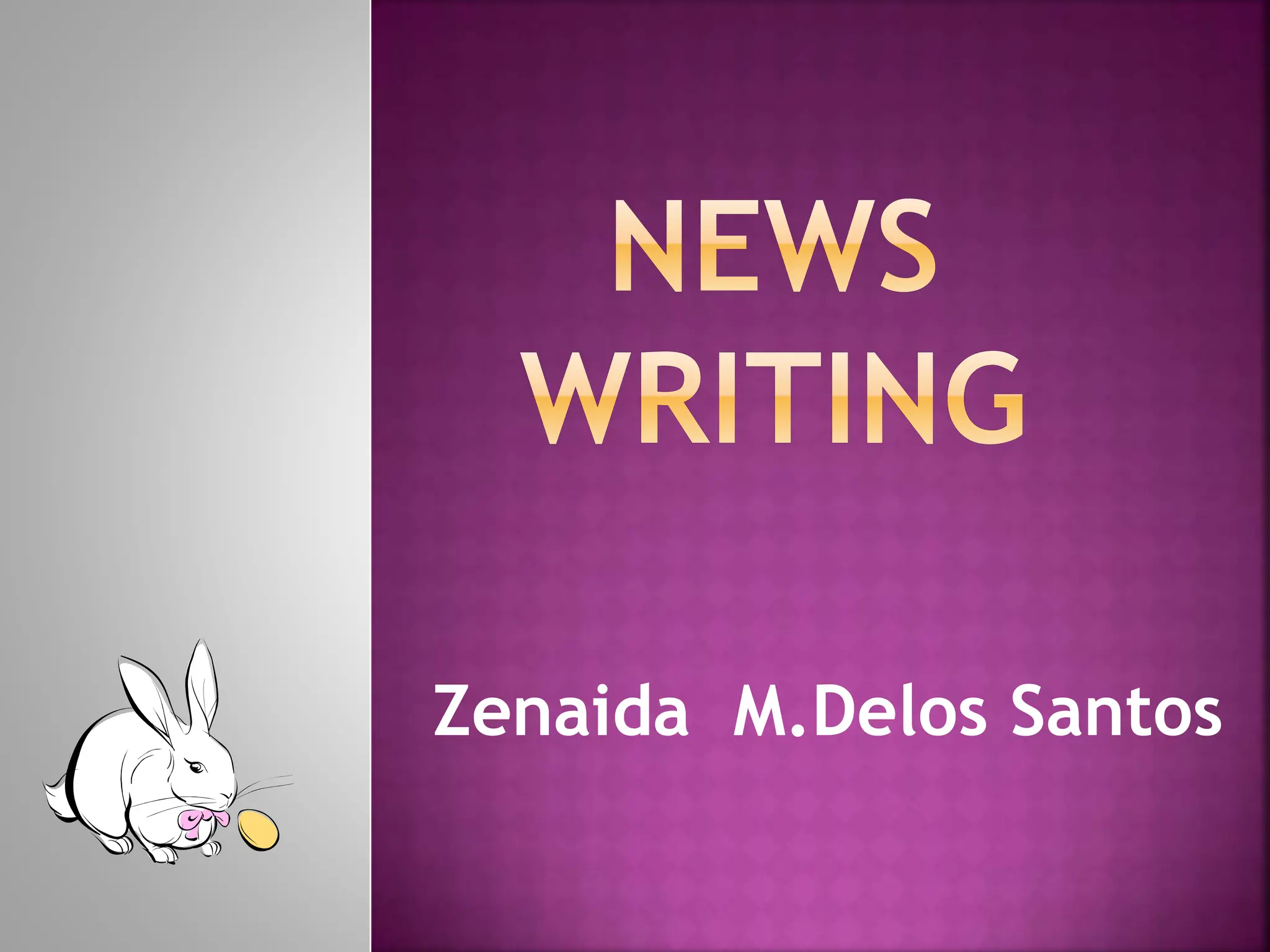 NEWS WRITING_journalism_slide decks_education | PPTX
