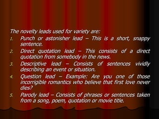 NEWSWRITING.ppt kunokwfjsk dfhbus jssnxj | PPT