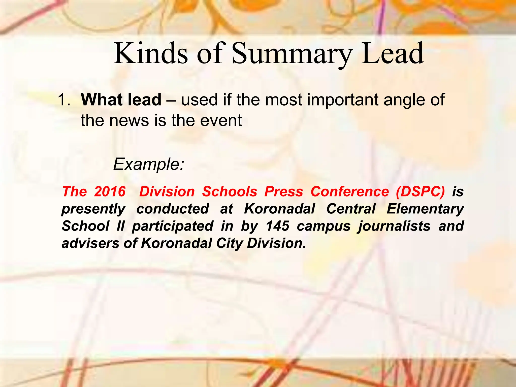 NEWSWRITING - CAMPUS JOURNALISM 101 FOR LEARNERS | PPTX