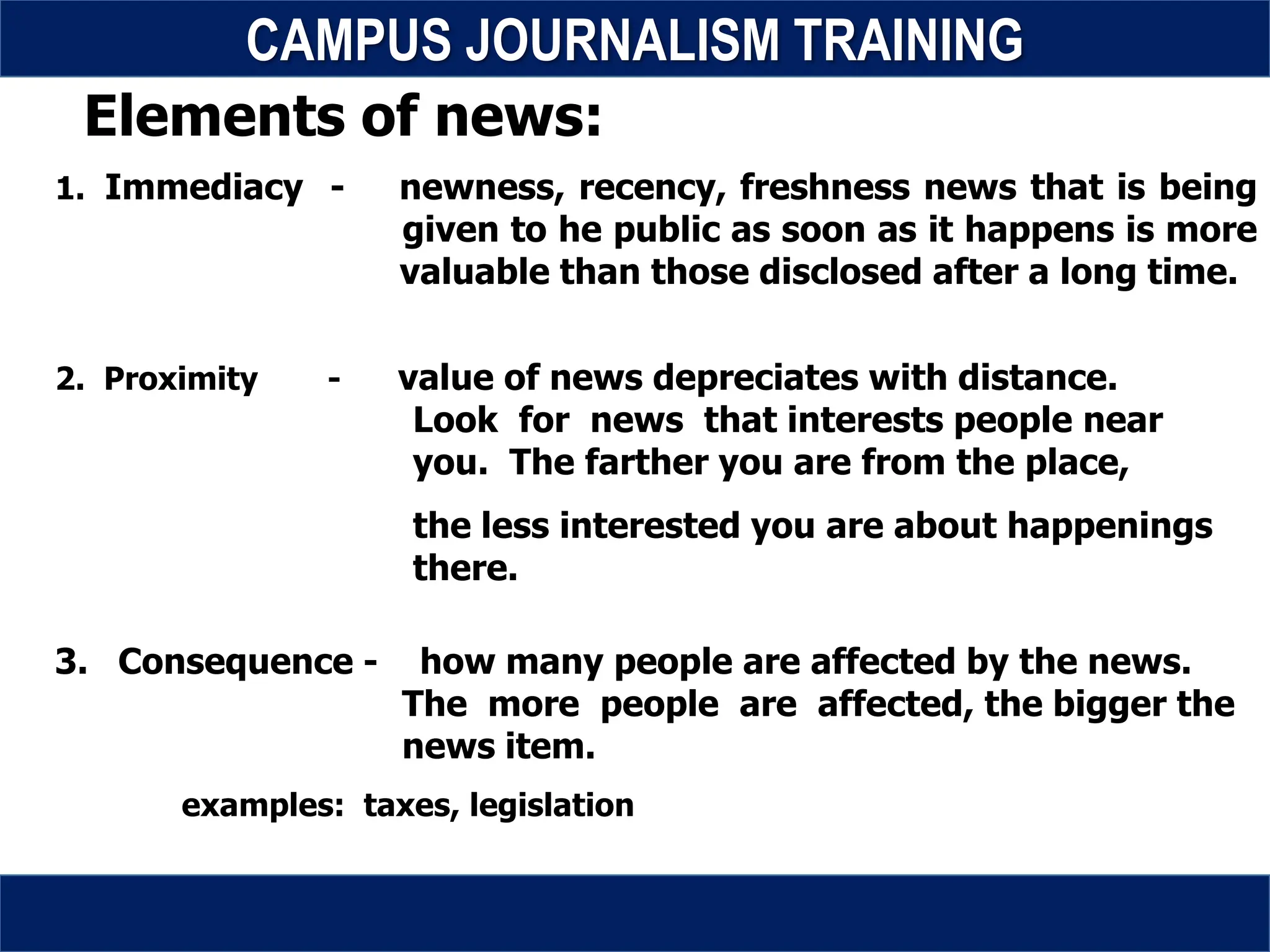NEWSWRITING - CAMPUS JOURNALISM 101 FOR LEARNERS | PPTX