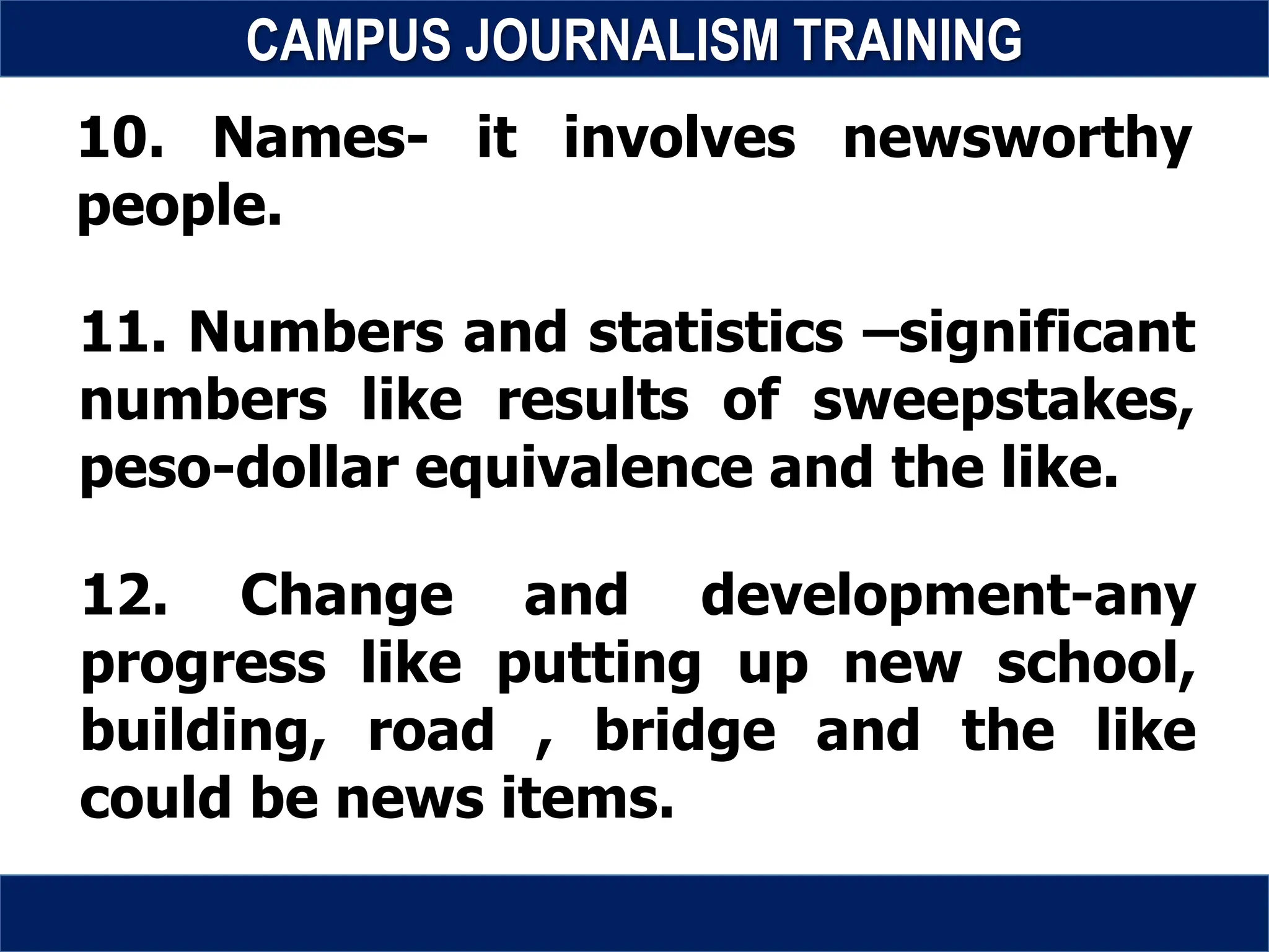 NEWSWRITING - CAMPUS JOURNALISM 101 FOR LEARNERS | PPTX